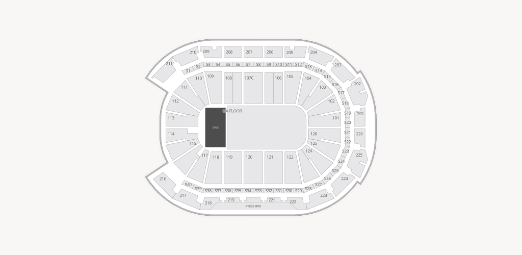 Giant Center Seating Chart & Seat Views | SeatGeek