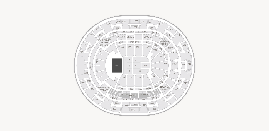 Kia Center Seating Chart & Seat Views | SeatGeek
