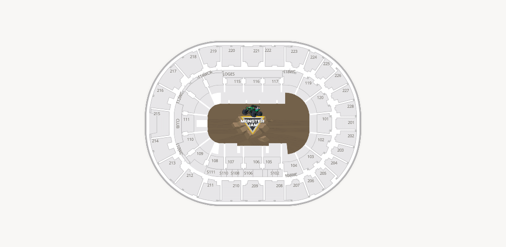 TD Coliseum Seating Chart & Seat Views | SeatGeek.ca