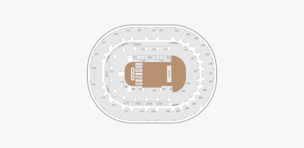 TD Coliseum Seating Chart & Seat Views | SeatGeek.ca
